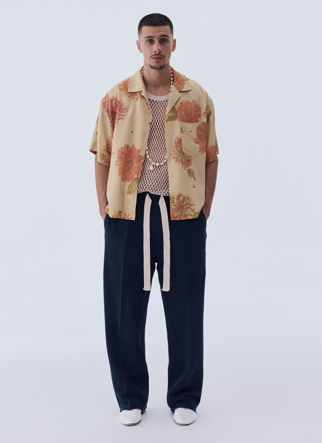 Брюки Recto Logo-Embroidered Wide Pants Ink Navy Брюки Recto в интернет ...